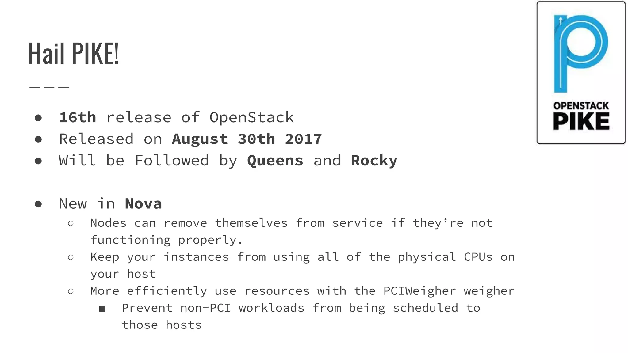 OpenStack Ottawa Q3 Meetup September 26th 2017 | PPT