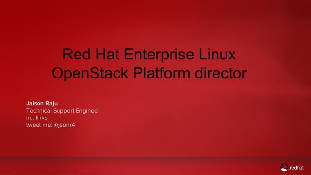 Open stack platform director | PPT