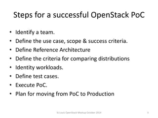 Planning your OpenStack PoC | PPTX