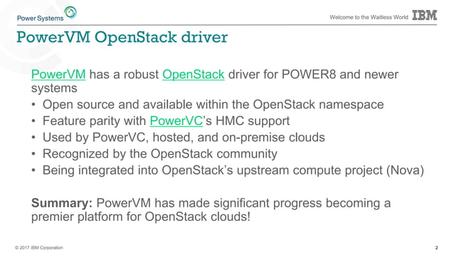 OpenStack + PowerVM | PDF