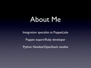 Openstack presentation | PPT