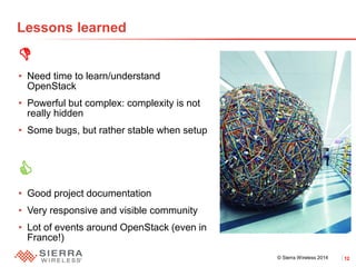 Open stack @ sierra wireless | PPT