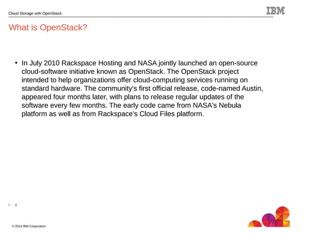 OpenStack Storage - an Overview | PPT