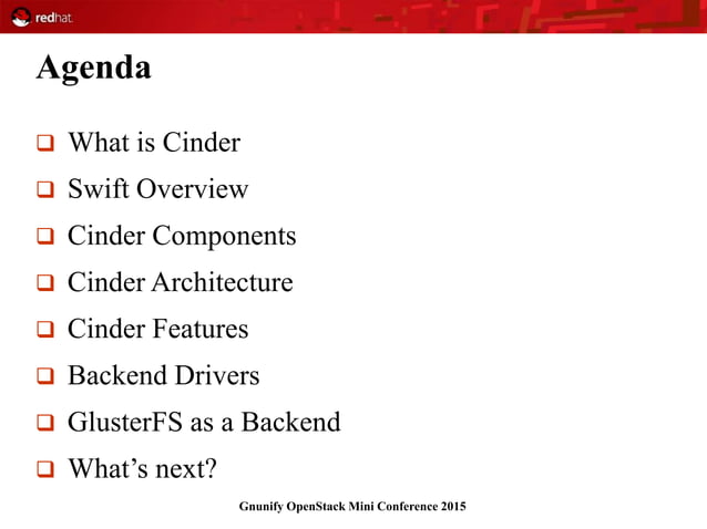 OpenStack Storage Overview | PPTX | Cloud Computing | Internet