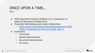 Kubernetes and OpenStack at Scale | PPTX | Cloud Computing | Internet