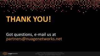 Public Presentation - OpenStack Summit - Nuage X & DevIOps | PPT