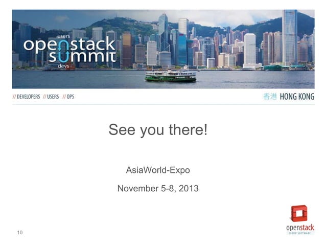 OpenStack Summit Hong Kong | PPTX