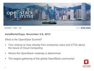 OpenStack Summit Hong Kong | PPTX