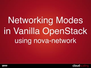 OpenStack Scale-out Networking Architecture | PPT