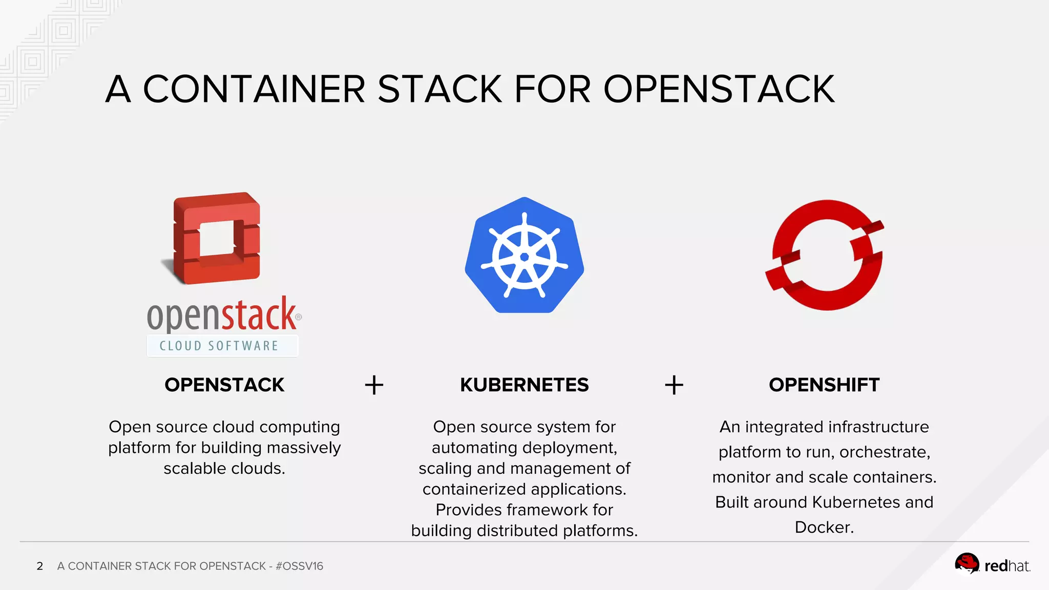 A Container Stack for Openstack - OpenStack Silicon Valley | PPT