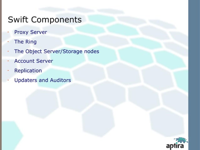 Open stack swift architecture and monitoring | PPT