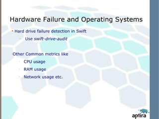 Open stack swift architecture and monitoring | PPT