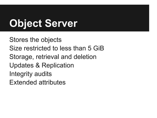 Openstack Swift Introduction Ppt Free Download