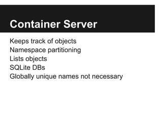 Openstack swift introduction | PPT