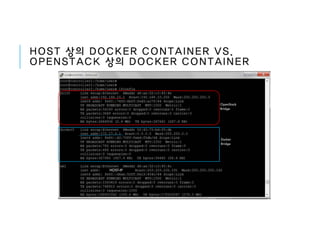 [OpenStack 하반기 스터디] Docker를 이용한 OpenStack 가상화 | PPT