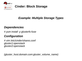 OpenStack Tokyo Meeup - Gluster Storage Day | PPT