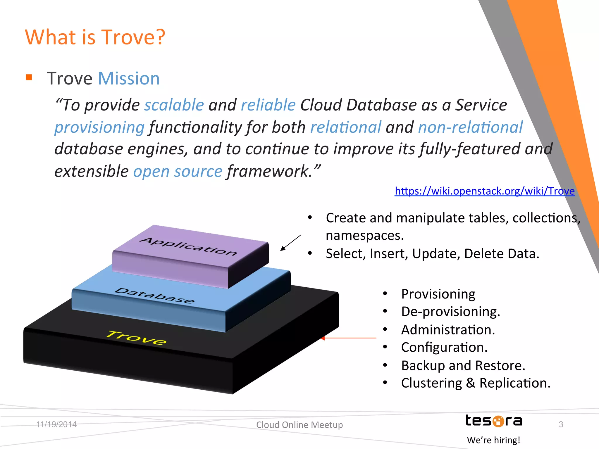 OpenStack Trove Update - Juno, Kilo and Beyond | PPT