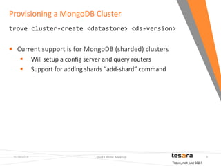 OpenStack Trove Update - Juno, Kilo and Beyond | PPT