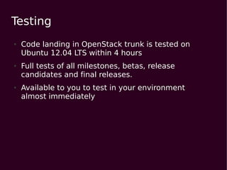 OpenStack & Ubuntu (india openstack day) | PPT