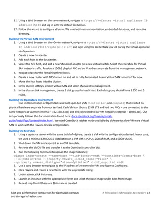 Cost and performance comparison for OpenStack compute and storage infrastructure | PDF | Cloud ...