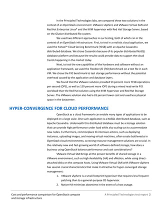 Cost and performance comparison for OpenStack compute and storage infrastructure | PDF | Cloud ...