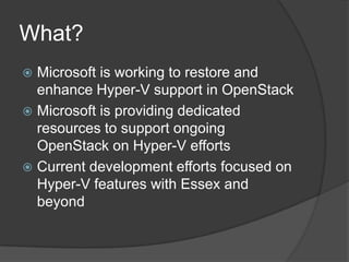 Openstack win final | PPTX | Cloud Computing | Internet