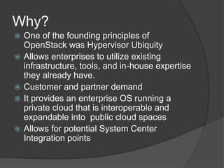 Openstack win final | PPTX | Cloud Computing | Internet