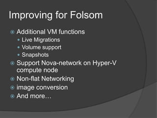 Openstack win final | PPTX | Cloud Computing | Internet
