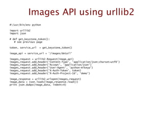 OpenStack API's and WSGI | PDF | Operating Systems | Computer Software ...
