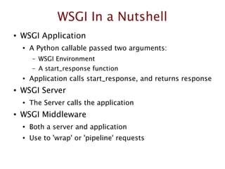 OpenStack API's and WSGI | PDF | Operating Systems | Computer Software ...
