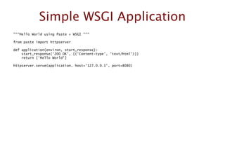OpenStack API's and WSGI | PDF | Operating Systems | Computer Software ...