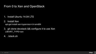 OpenStack and Xen | PPT