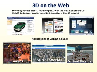 Open Standard For The 3D Web | PPT
