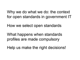 GDS open standards show and tell for UK government colleagues October ...