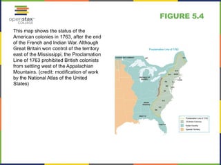 Open stax history_ch05 imperial reforms and colonial protests, 1763 ...