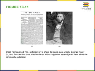 Open stax history_ch13 antebellum idealism and refor impulses, 1820 ...