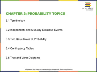 Open stax statistics_ch03 | PPTX