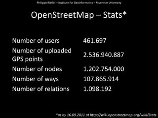 OpenStreetMap-Introduction | PPT