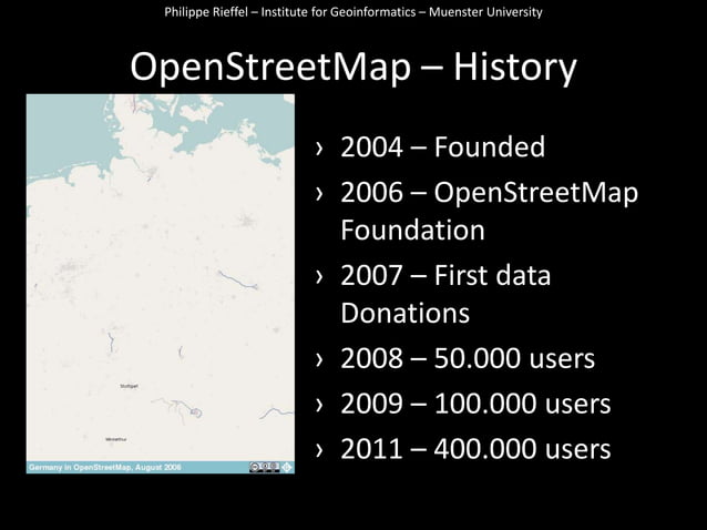 OpenStreetMap-Introduction | PPT