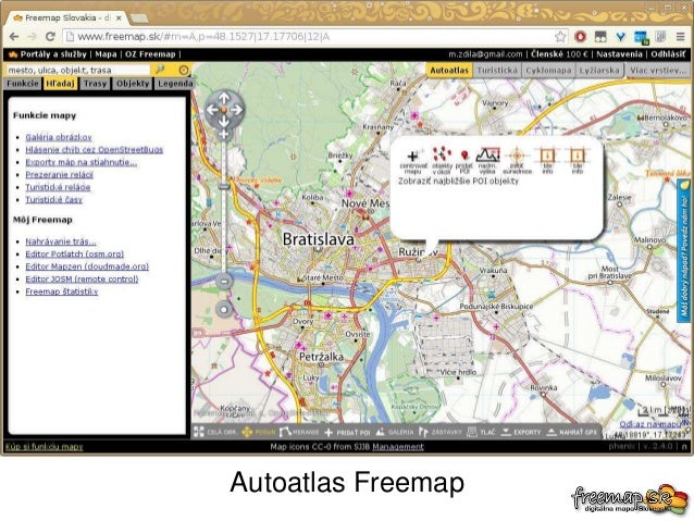 Freemap a OpenStreetMap