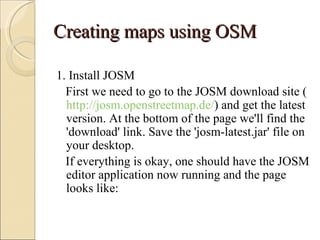 Open street map final ppt | PPT