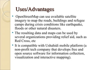Open street map final ppt | PPT
