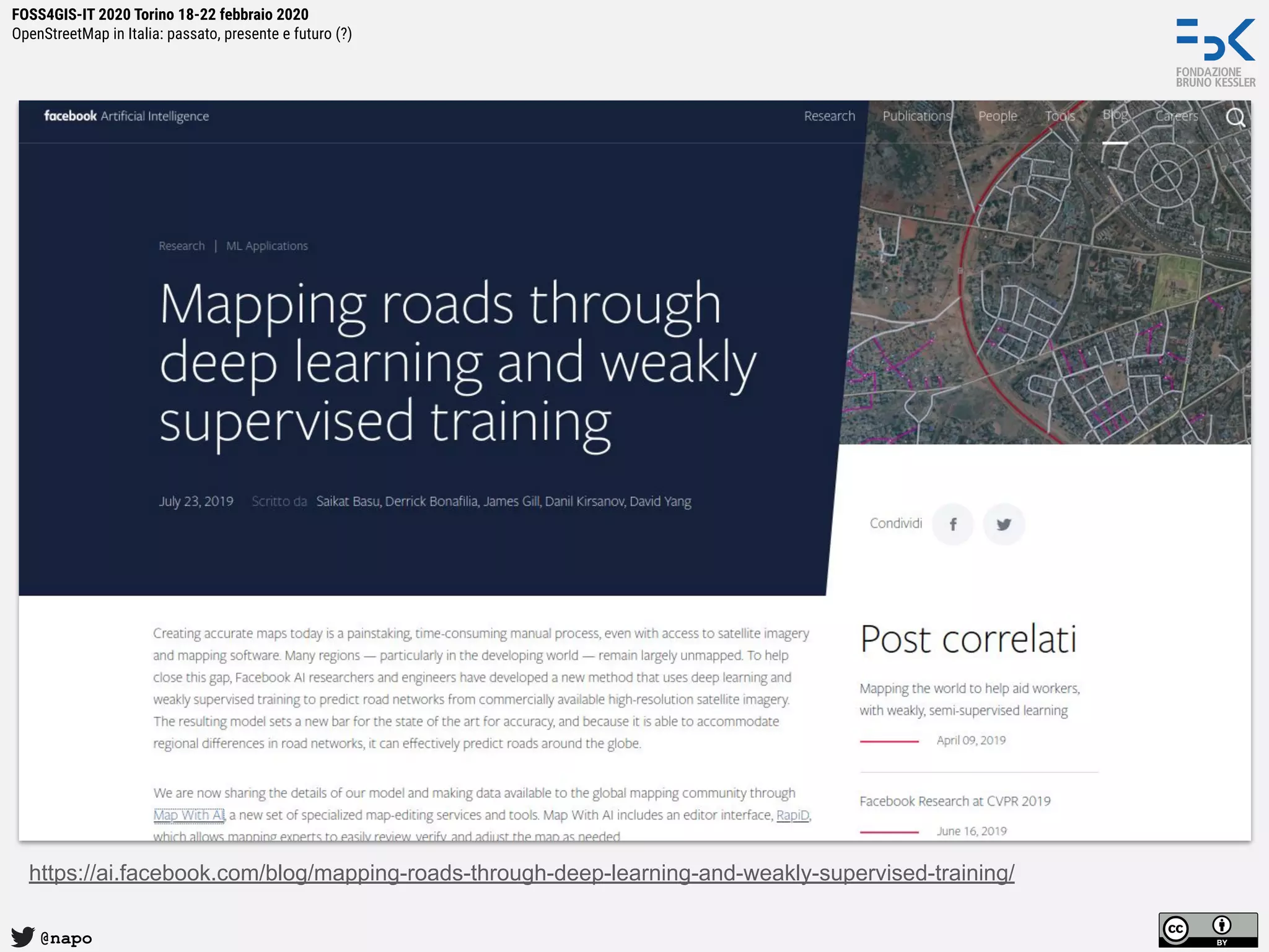 OpenStreetMap: passato, presente e futuro (?) | PPT