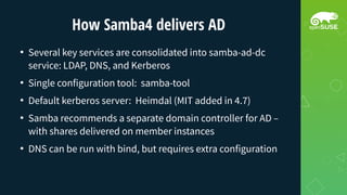 Power Your Directory with openSUSE and Samba | PPT