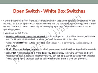Open switches story mohamed hassan v4 | PPT