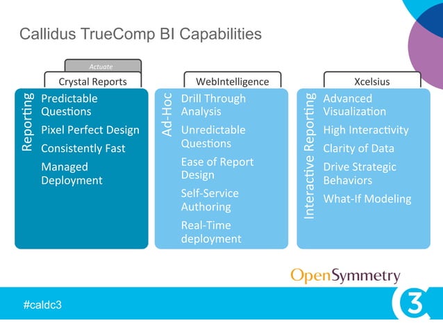 OpenSymmetry - Business Intelligence Maturity | PPT