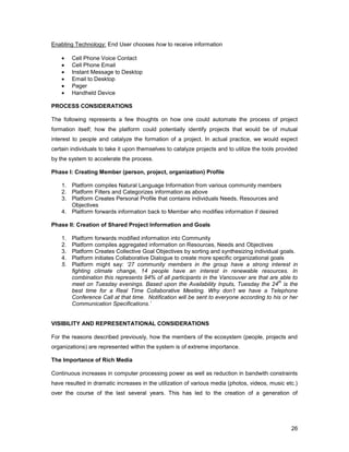 Open System Mobilization Platform 01.15.09