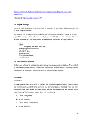 Open System Mobilization Platform 01.15.09