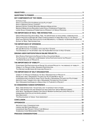 Open System Mobilization Platform 01.15.09