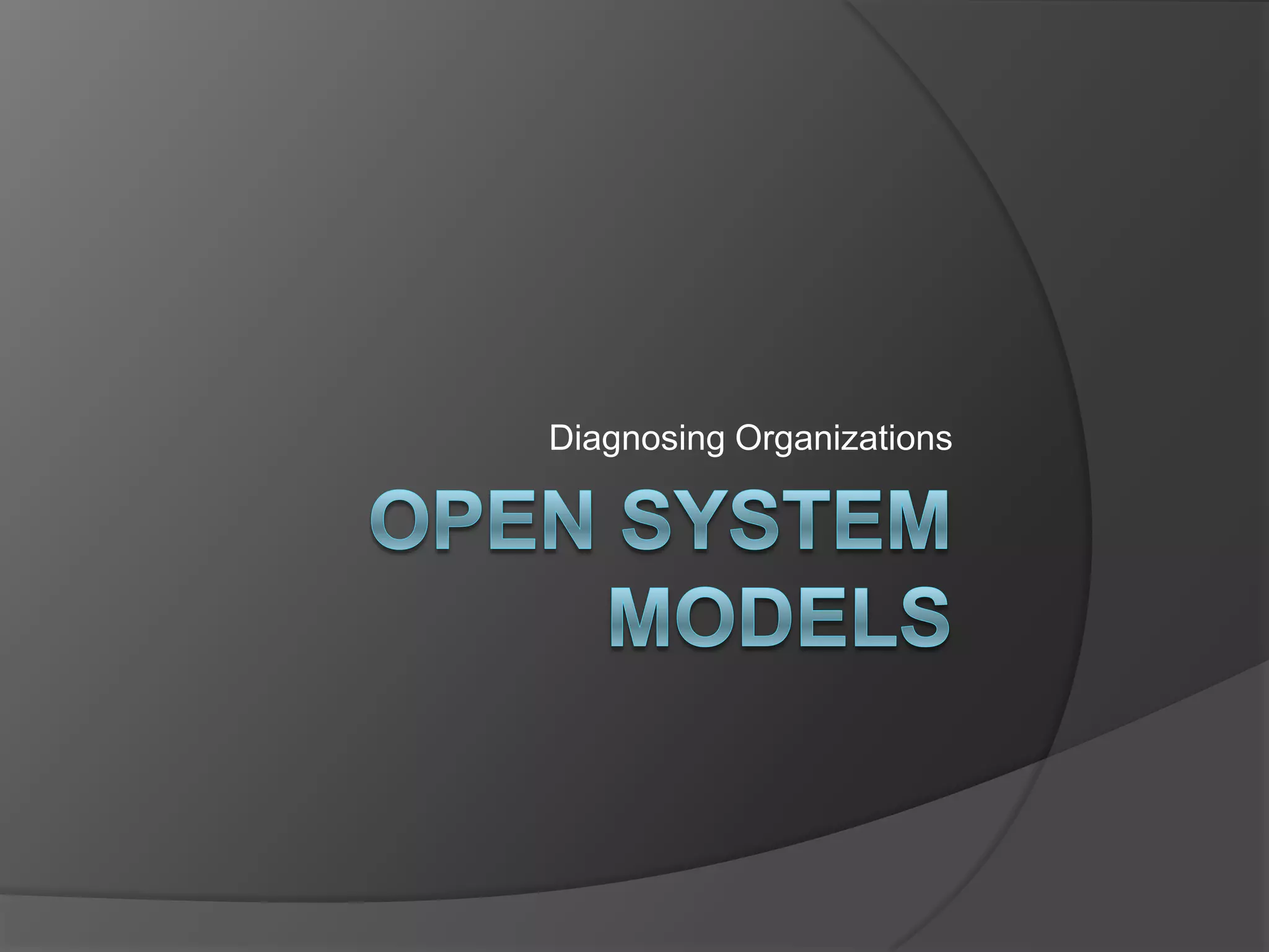 Open System Models | PPTX